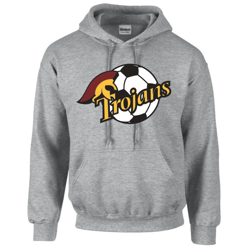 G185 Gildan Heavy Blend 8 oz., 50/50 Hooded Sweatshirt - Sport Grey ...