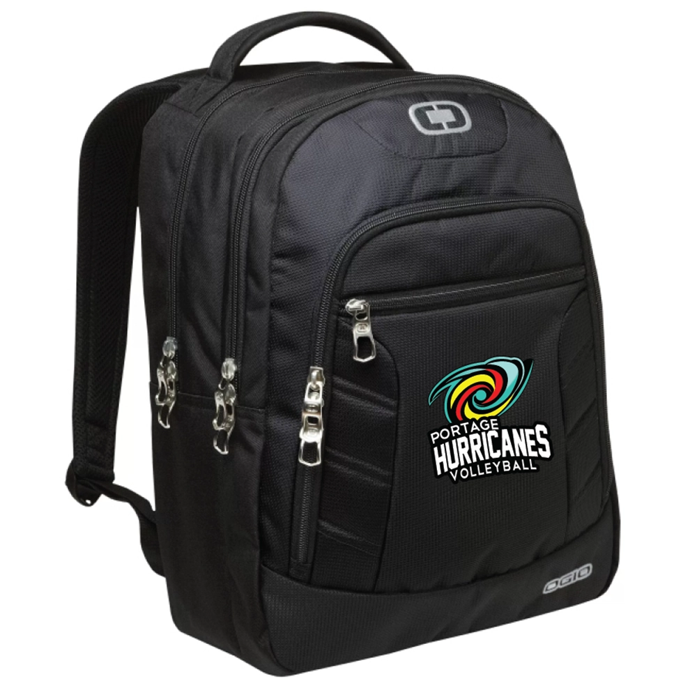 411063 Ogio Colton Backpack - Black/Silver - The Screen Door